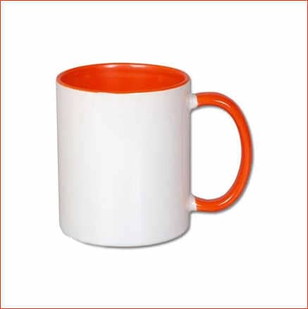 Dual Tone Mug - Orange - Printstreet